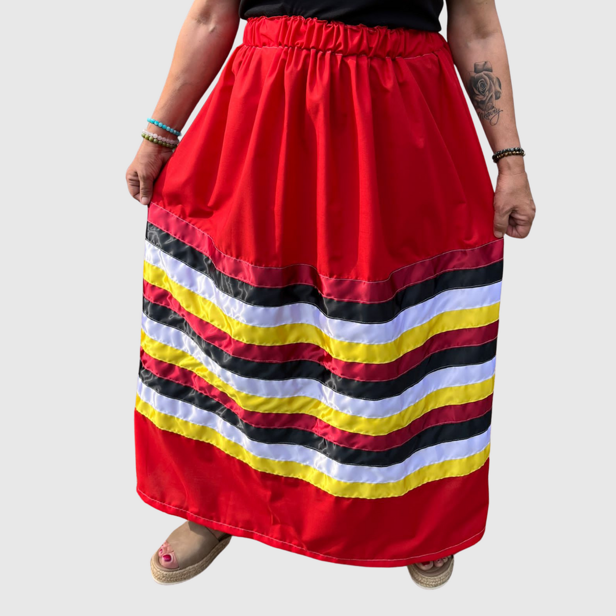 Red Medicine Wheel Ribbon Skirt – Smudge First